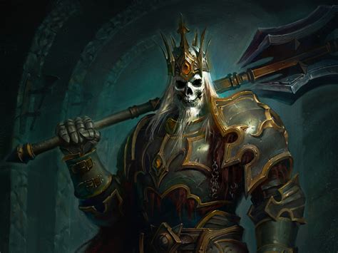 Diablo Immortal Hd Warrior Skull Undead Armor Hd Wallpaper Rare
