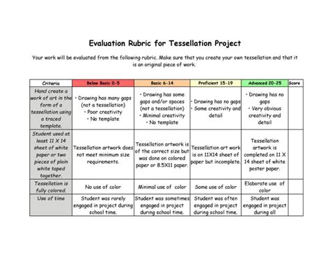 46 Editable Rubric Templates Word Format ᐅ TemplateLab