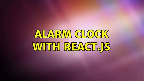 react native alarm clock app at bruce moreno blog