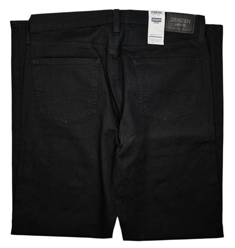 Denizen From Levis 11822 Mens Black Flex Stretch Relaxed Jeans