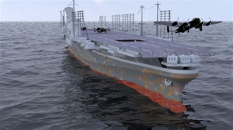 Portaaviones Japonés Shinano Modelo 3d 21 Max Unknown Free3d