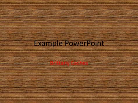 Example Power Point Ppt