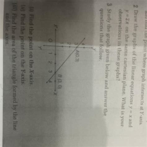 Study The Graph Given Below And Answer The Questions That Follow Brainly In