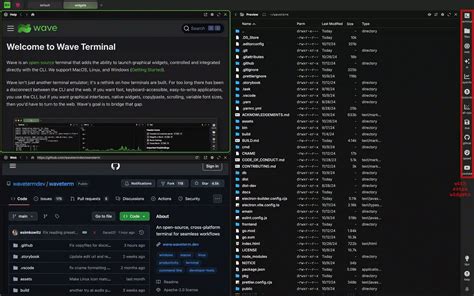 Custom Widgets Wave Terminal Documentation
