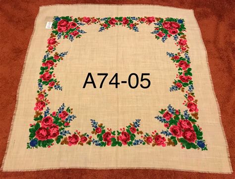 Великі хустки українські світлі шерстяна 240 грн Витвори майстрів рукоділля Київ на Olx