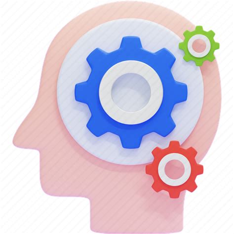 Thought Process Thinking Creativity Mind Innovation Head Gear 3d Illustration Download