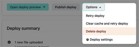 Manage Deploys Netlify Docs