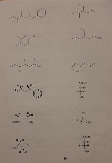 Solved 13 Name Each Of The Following Structures Using Rules