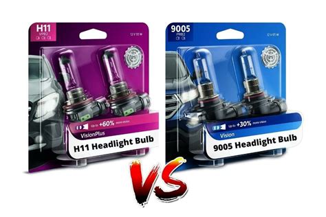 H11 Vs 9005 Headlight Bulb Differences