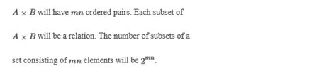 2 For Two Non Empty Sets A And B N A M And N B