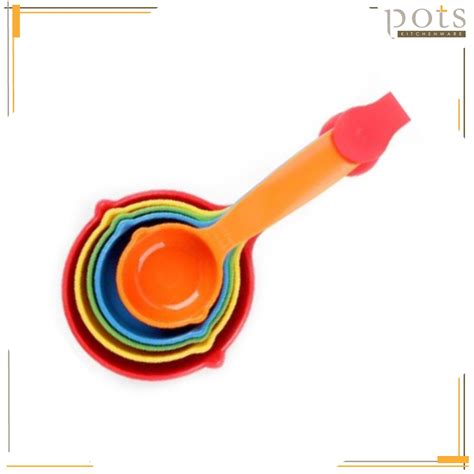 5pcs Set Baking Measuring Cup Measuring Spoon Sukatan Cawan Sudu