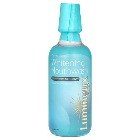 Lumineux Oral Essentials Certified Non Toxic Whitening Mouthwash 16