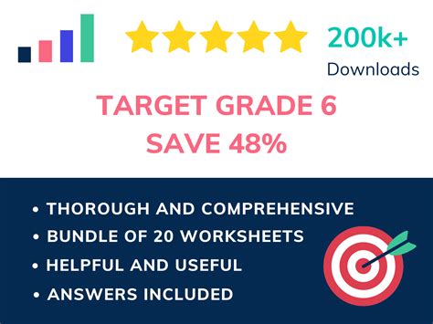 Gcse Maths Revision Target Grade 6 Teaching Resources