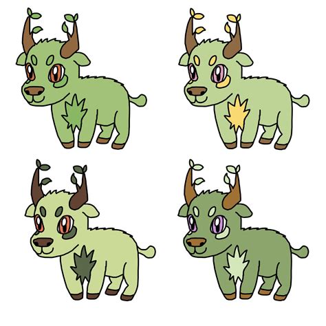 Grass Starter Concepts By Perutheunicorn On Deviantart