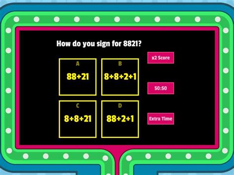 4 Digits Number Practice Gameshow Quiz
