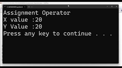 𝐀𝐬𝐬𝐢𝐠𝐧𝐦𝐞𝐧𝐭 𝐎𝐩𝐞𝐫𝐚𝐭𝐨𝐫 𝐢𝐧 𝐉𝐚𝐯𝐚 Java Assignment Operator System