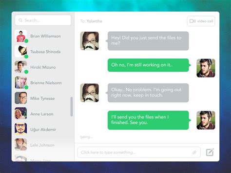 131 Best Images About Ui Chat On Pinterest App Design Behance And Windows Phone