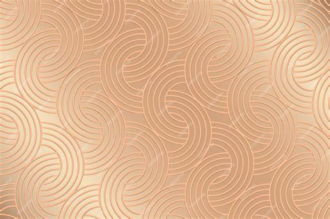 Free Vector Seamless Golden Interlaced Rounded Arc Patterned Background