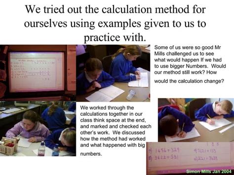 Using Mental Methods To Construct A Standard Written Method For Addition And Subtraction Ppt