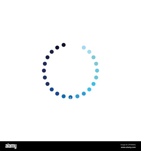 Circles Rounded Loading Geometric Symbol Simple Logo Vector Stock Vector Image And Art Alamy