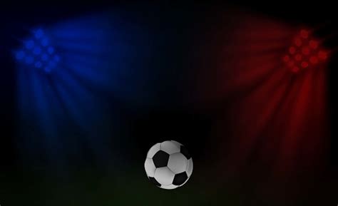 축구 경기장 필드 와 밝은 경기장 조명 벡터 디자인 벡터 조명 경기장에 대한 스톡 벡터 아트 및 기타 이미지 경기장 경쟁 과녁 Istock