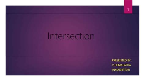 Road Junctions Transportation Planning Pptx