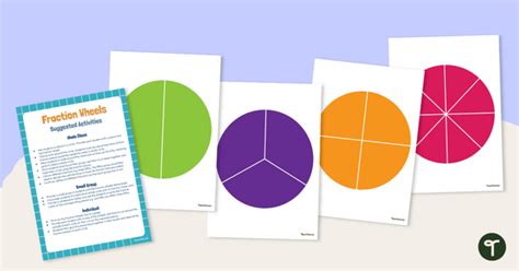 Fraction Circles Templates Printable