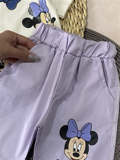 تیشرت شلوارک مینی بنفش