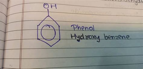 Oc1ccccc1 Phenol Hydroxy Benzene Filo