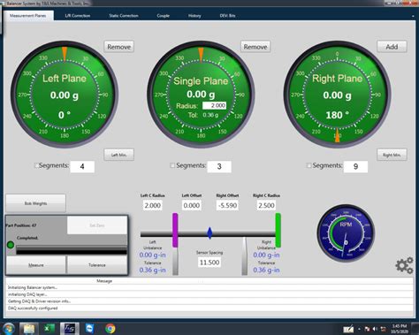 Dynamic Balancing Software Upgrade Probal Dynamic Balancing