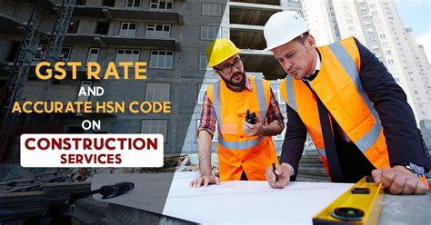 Current Gst Rate And Hsn Code On Construction Services