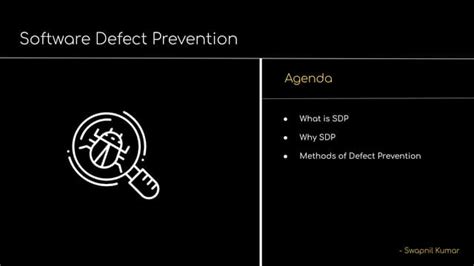 Software Defect Prevention Ppt