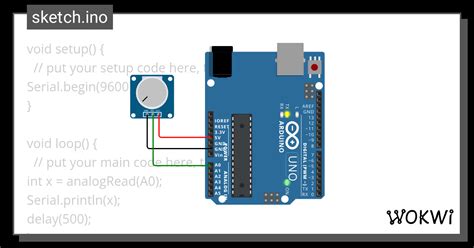 Potentimeter Wokwi ESP32 STM32 Arduino Simulator