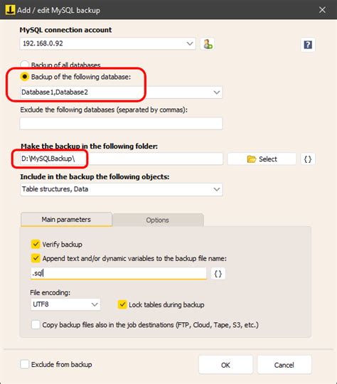 How To Backup Mysql And Mariadb Databases