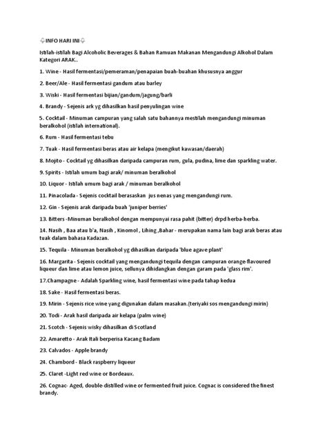 Jenis Jenis Arak Pdf