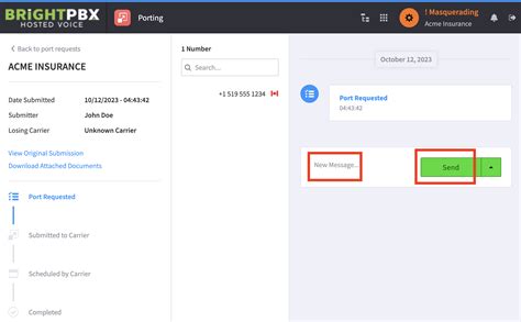 Brightpbx Help Center Updating An In Progress Port