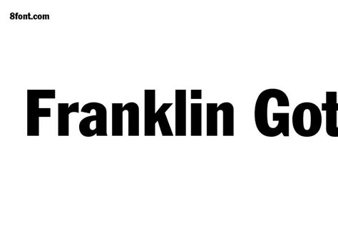 Franklin Gothic Condensed Font Free Font Download