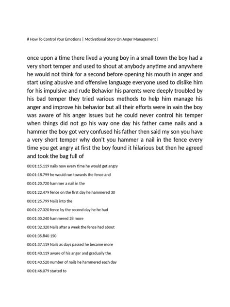 How To Control Your Emotions Pdf Anger Psychology