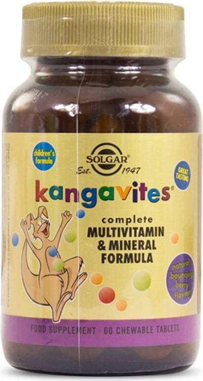 Solgar Kangavites MultiVitamin & Mineral Bouncing Berry 60 st • Pris