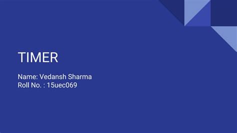 Timers In Arduino Pdf