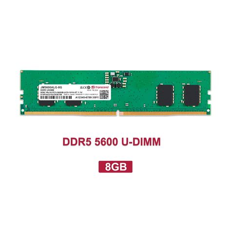 Transcend Ram Memory Ddr5 5600 Long Dimm 8gb รับประกันตลอดอายุการใช้งาน มีใบกำกับภาษี Jm5600alg
