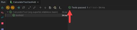 Where Is The Redgreen Bar For Unit Testing In Intellij 2018 Stack Overflow