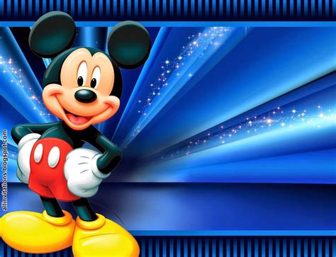 Invitacion Mickey Mouse Invitación De Mickey Mouse Invitaciones De