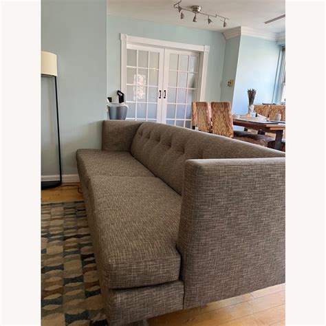 Grey Crate And Barrel Couch Aptdeco