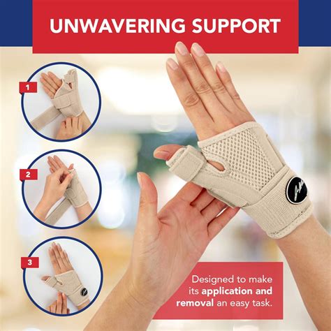 Doctor Developed Thumb Support Brace With Handbook Thumb Splint For Arthritis Thumb Spica