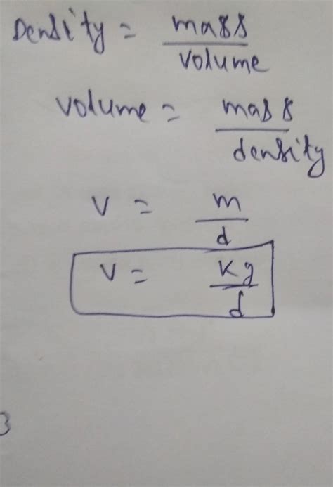 Si Units Volume