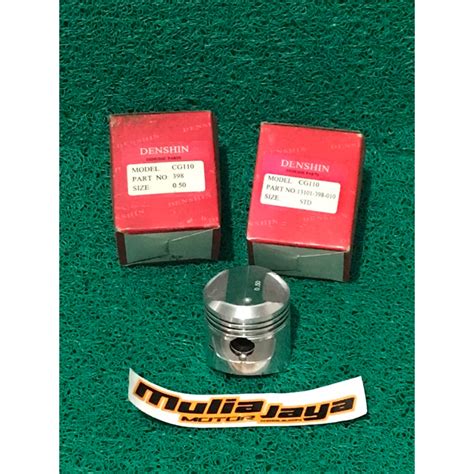 Jual Piston Only Honda Cg 110 Uk Std 50 75 Merek Denshin Shopee Indonesia