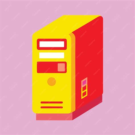 Premium Vector Computer Hardware Components Parts And Devices Featuring Storage Devices Vector