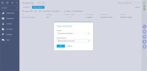 Process Elements Disabling For Creatio Creatio Marketplace