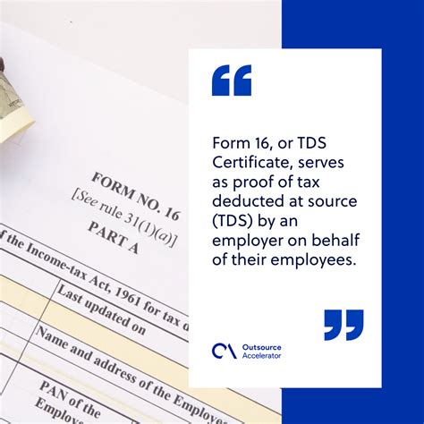 Form 16 Everything You Need To Know Outsource Accelerator